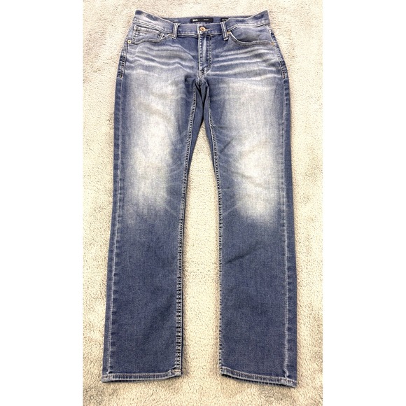 Mason | Jeans | Bke Mason Jeans Men 32x32 Blue Taper Straight Whiskered ...